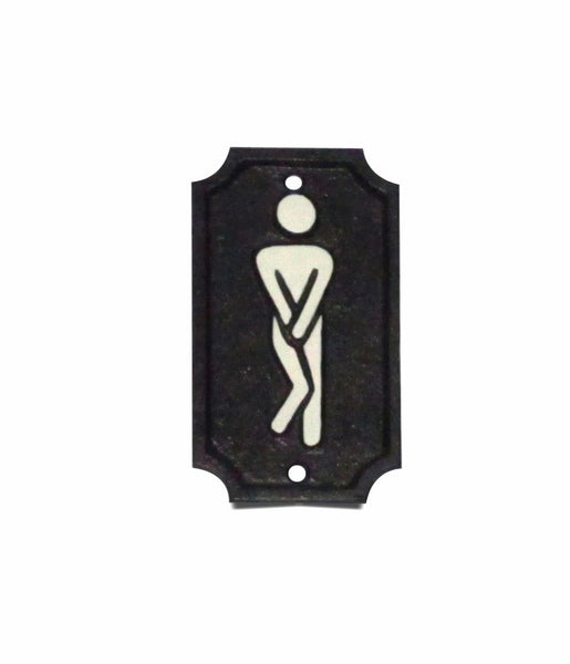 Toilet Signs, Cast Iron – Heartstrings Home Decor & Gifts