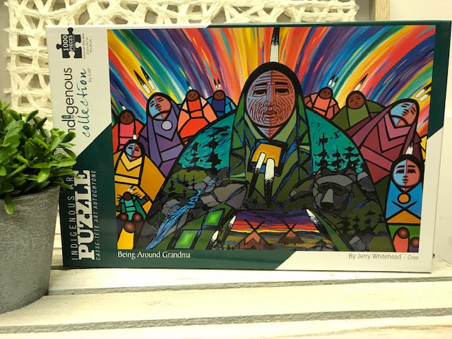 Puzzle, CAP Indigenous Art-1,000 Piece – Heartstrings Home Decor & Gifts